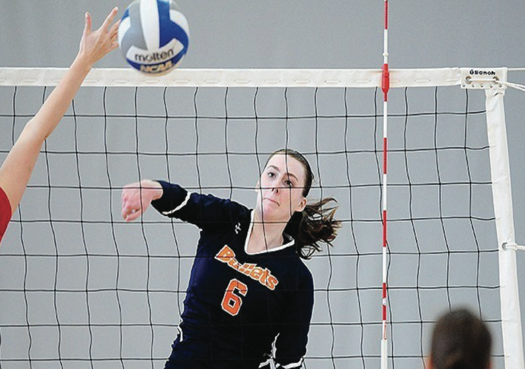 College breaks Stevenson’s 41-game winning streak: Volleyball splits ...