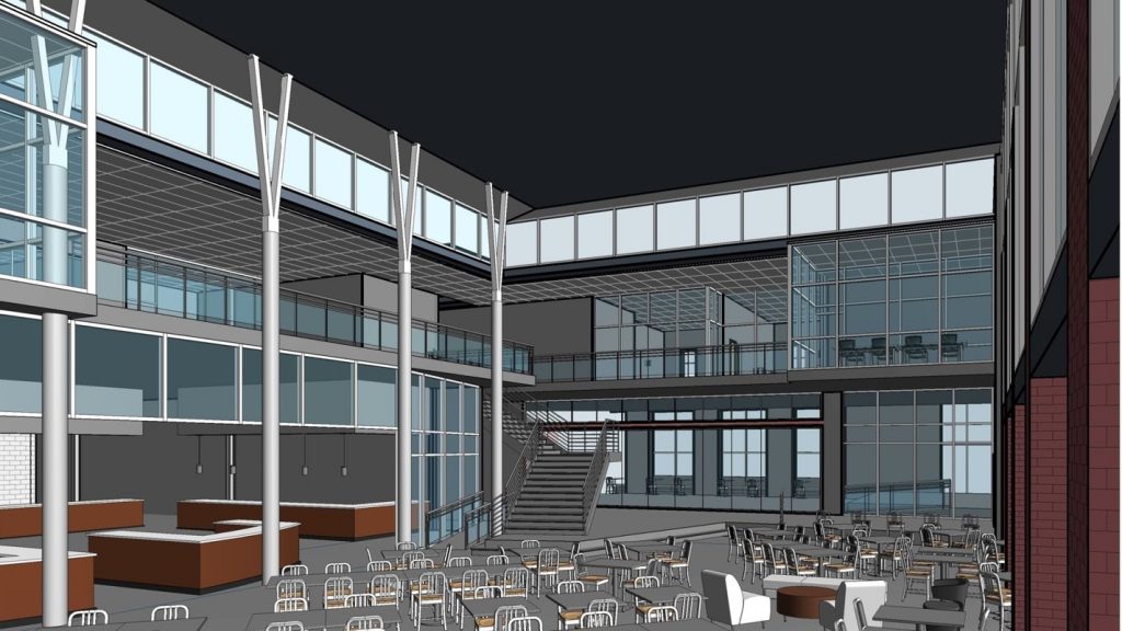 inside-bullet-seating-area-plank-side | The Gettysburgian.