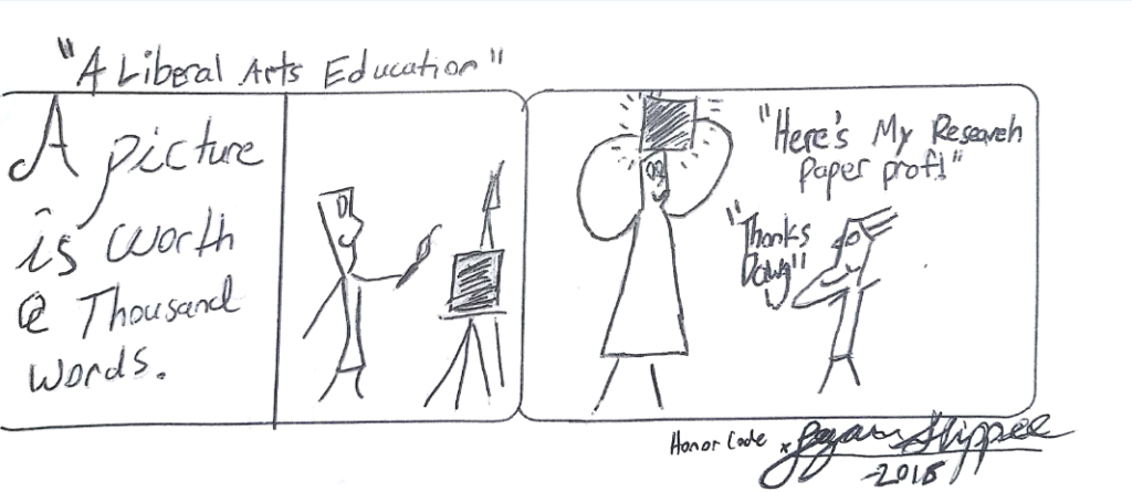 Cartoon: “A Liberal Arts Education” | The Gettysburgian.