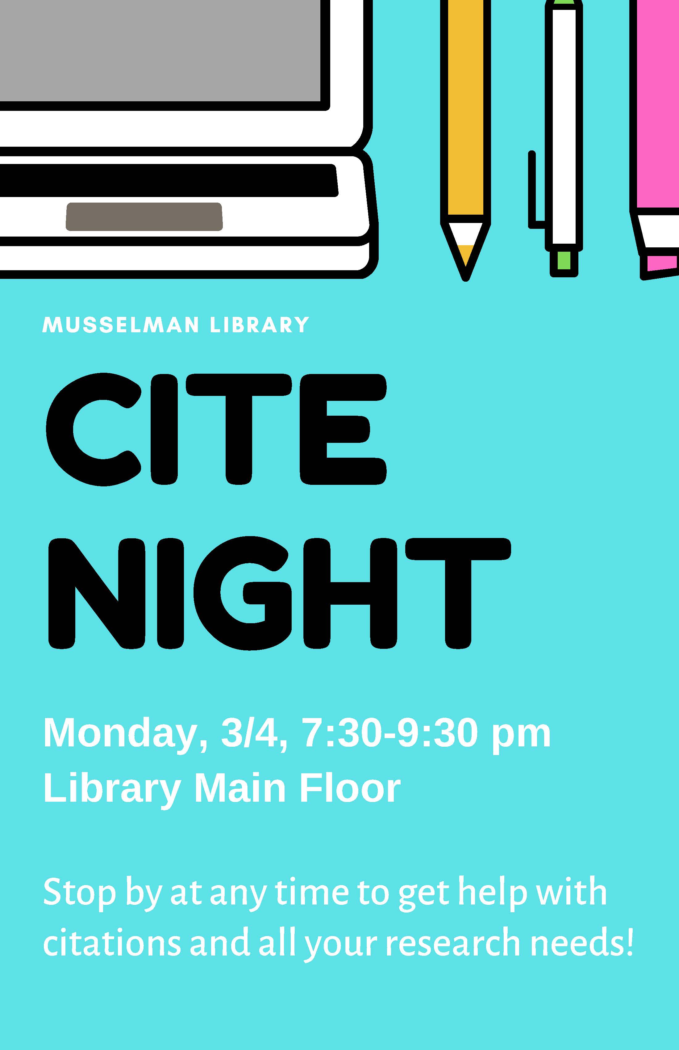 Musselman Library Holds Cite Night | The Gettysburgian.