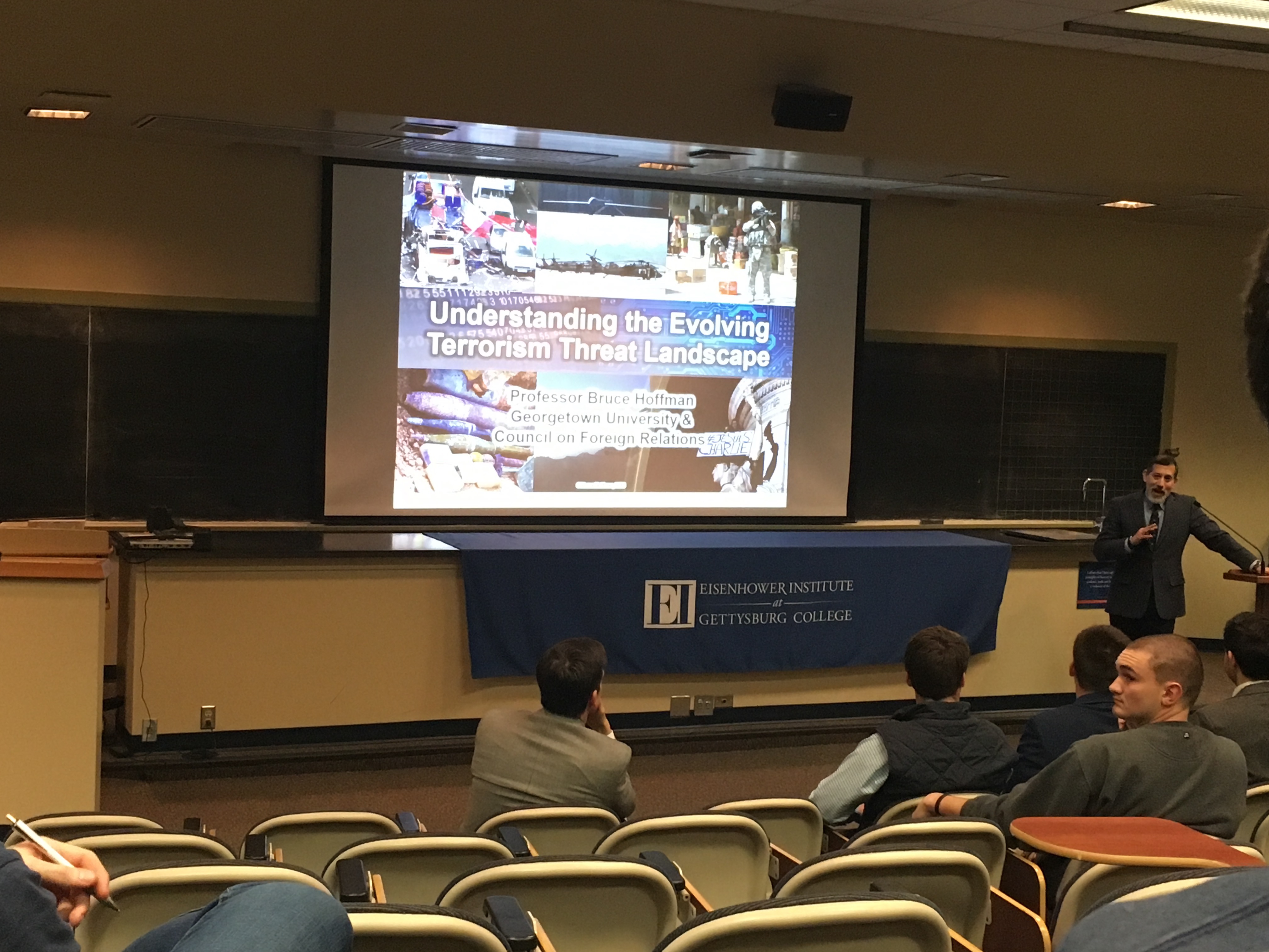 Bruce Hoffman Delivers Eisenhower Institute Lecture on Evolving ...